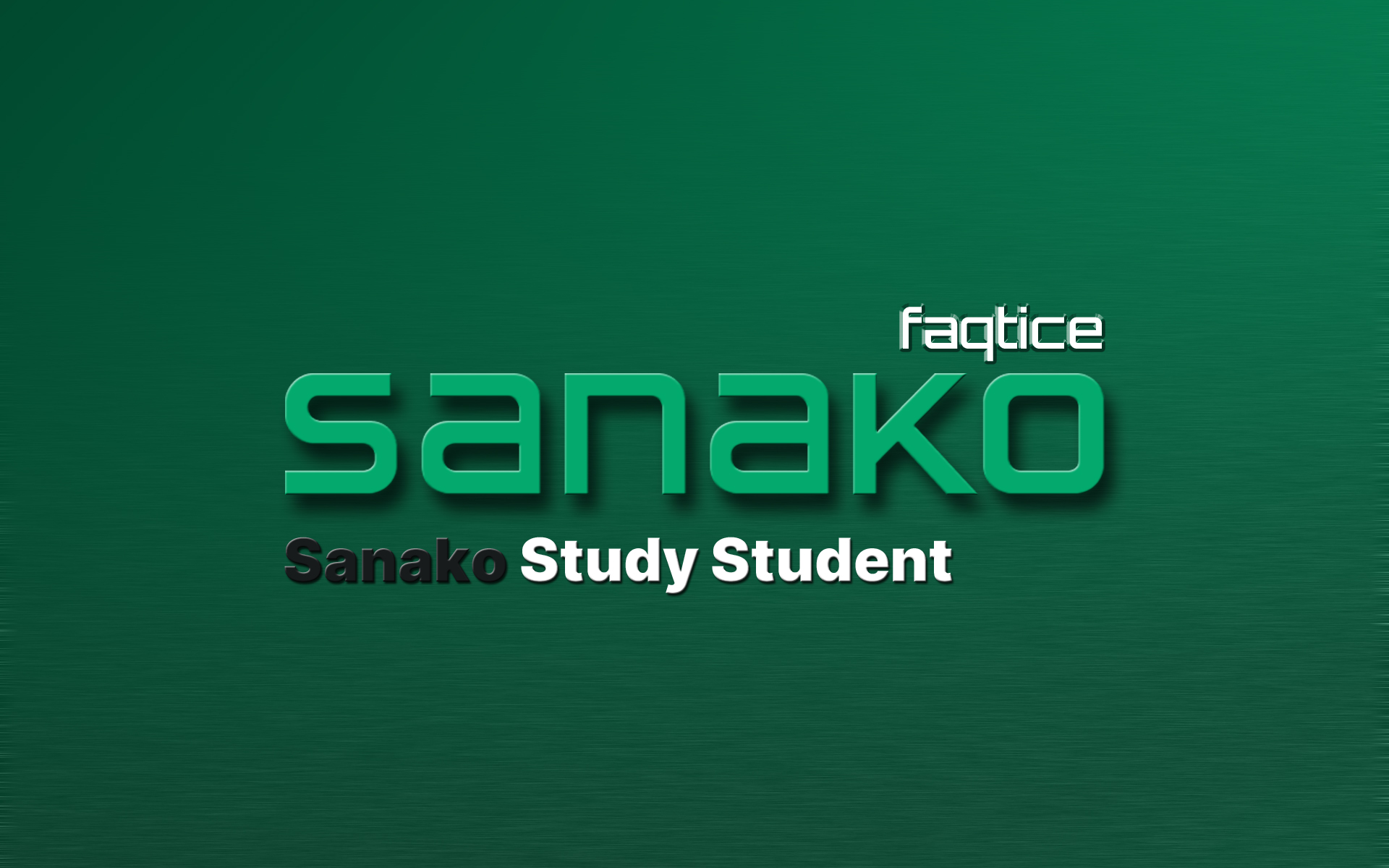 Fonds d'écrans Sanako Study - faqtice